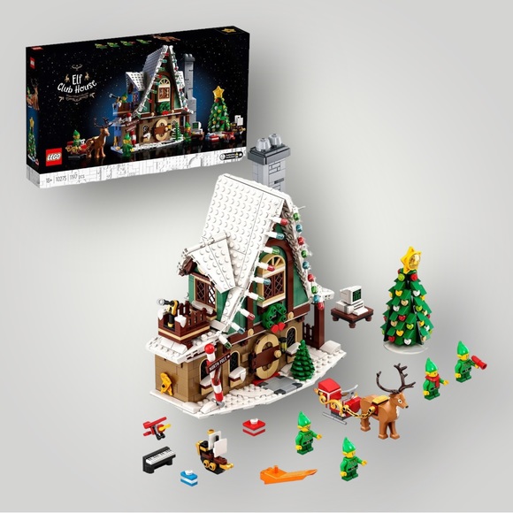 Lego | Toys | Lego Nib Elf Club House 275 Christmas Holiday Set Retired ...